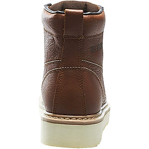 Wolverine Men's Moc Toe 6" Work Wedge-Brown, Honey, 9 M US