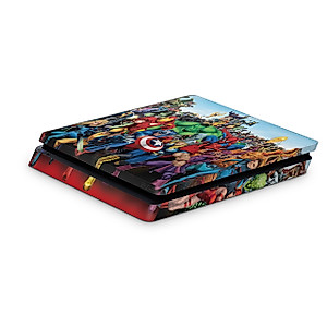 Superhero Skins for PS4 Playstation 4 Slim Console Decal Vinal Sticker + 2 Controller Set