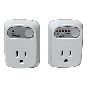 Simple Touch 2-Piece Combo Pack 30 Minute Auto Shut-Off Saftey Timer & Multi Setting Auto Shut-Off Timer
