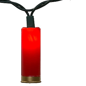 Kurt Adler UL 10-Light Red Shotgun Shell Light Set