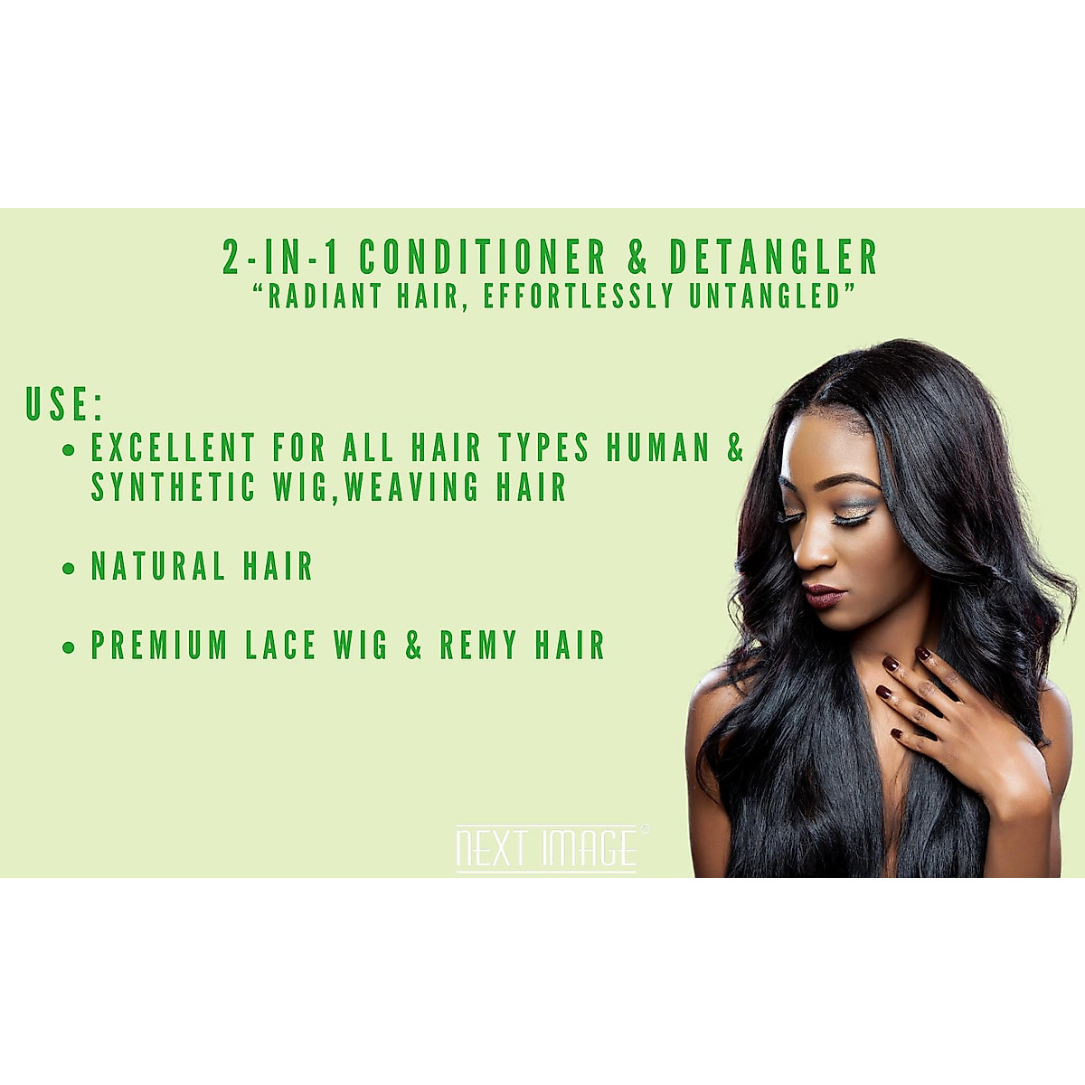 On Natural Next Image Avocado & Shea Butter 2-in-1 Conditioner & Detangler, 8 Ounce