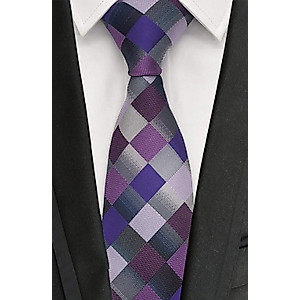 veegood Men's Classic Neck Ties for Men 10 Pack Classy Men's Tie Woven Jacquard Ties Party Suit B10VG01