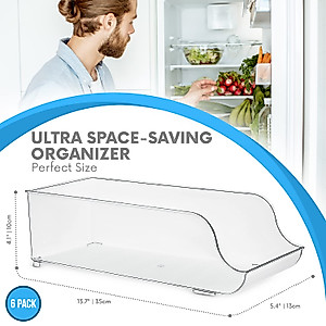 Soda Can Organizer for Pantry/Refrigerator Pack of 2 - Holds Up To 9 Cans (7oz) - Beverage & Canned Food Organizer By Homeries