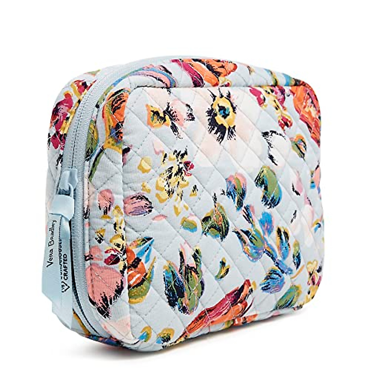 Vera Bradley Women's Cotton Cord Organizer, Sea Air Floral - Recycled Cotton, One Size