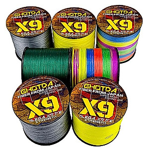 9 Strands Higher Smoothness 500M Fishing Line 20-100LB New Technology Special Coating Braided Woven Wire