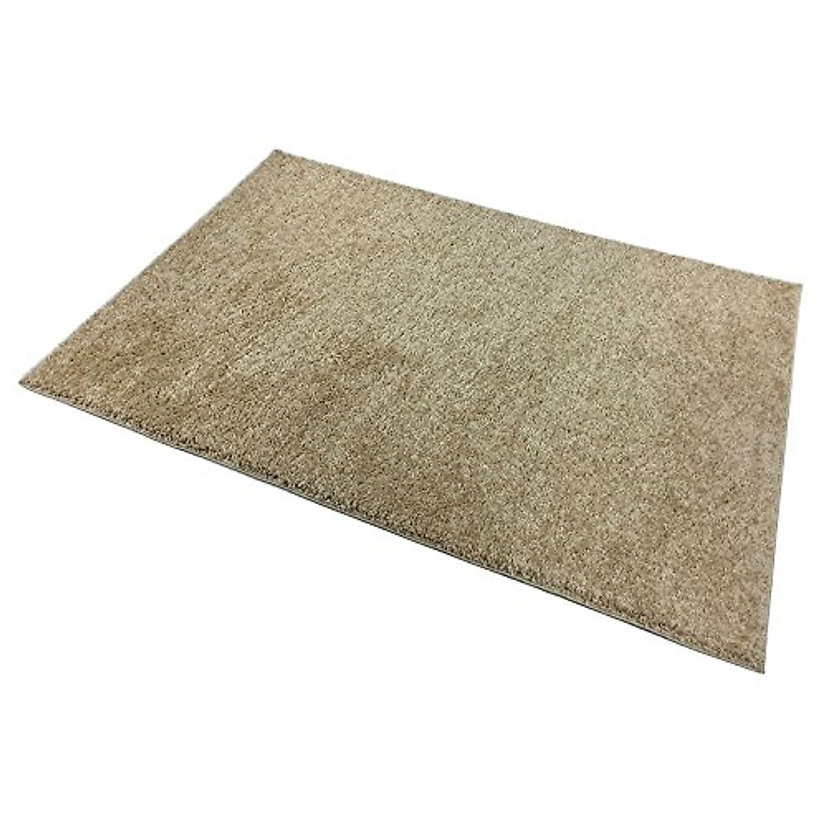 SOHO Shaggy Collection Solid Color Shag Area Rug Rugs 7 Color Options (Beige, 2 x 3)