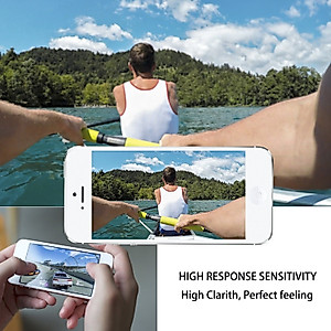 White Replacement LCD Screen Compatible with iPhone 6S Plus 5.5 Inch Display Digitizer Assembly Full Complete Front Glass with Repair Tools