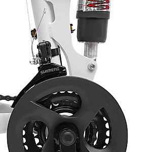 GDAE10 26 inch Mountain Bike, 21-Speed Drivetrain, Hydraulic Front and Rear Disc Brakes,Carbon Steel Frame,Lightweight MTB Bicycle for Mens and Womens, Blue