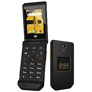 Cat S22 Flip (16GB) 2.8" Touchscreen, Android 11, IP68 Water Resistant, 4G LTE GSM (T-Mobile Unlocked for MetroPCS, Global) (Black)