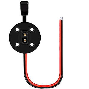 OUOU SAE Cable SAE Socket Sidewall Port,SAE Solar Waterproof Quick Connect Panel Mount Universal Flush-Mountable Connector - with 8 Mounting Screws for Motorcycle Generator Charger and More