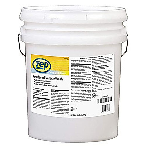 Zep Powdered Vehicle Wash - 35 Pounds (1 Bucket) 1041720 - Premium Detergent May Be Used In High Pressure Spray Wash Systems Or For Manual Car Washing. (For Business Customers Only)