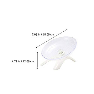 POPETPOP Hamster Pet Flying Saucer Exercise Wheel Toy Spinner for Gerbil Rat Chinchillas Guinea Pig Squirrel Small Animal