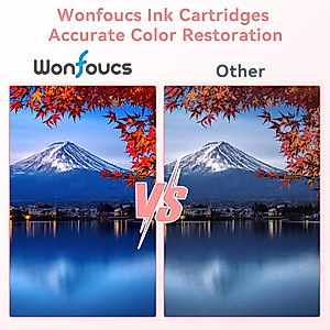 Wonfoucs Compatible for Canon Selphy CP1300 CP1500 Ink and Paper, Compatible for CP1200 CP1000 CP910 CP900 CP810 CP760 CP770 CP780, KP-108IN 3 Color Ink Cartridges and 108 Sheets 4x6 Photo Paper