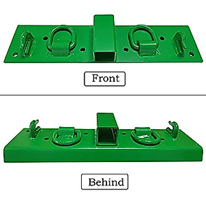 ANISUN John Deere Tractor Bucket Hooks Bolt On Grab Hook Fit for John Deere 1025R 2032R 3320 2520 3020e Loader Bucket Hooks