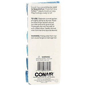 Conair 64501z 6 Pack Small Self Grip Rollers