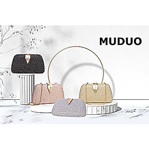 Colored diamonds clutch purses for women evening bags wedding handbags evening clutch purse, birthday gift (Champagne pink-3)