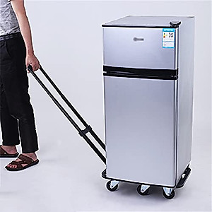 Generic Flatbed Hand Cart Lightweight Push Cart Moving Platform Hand Truck with Foldable Adjustable Handle for Easy Storage and 360 Degree Swivel Wheels Heavy Duty Flatbed Cart (Color : 200kg)