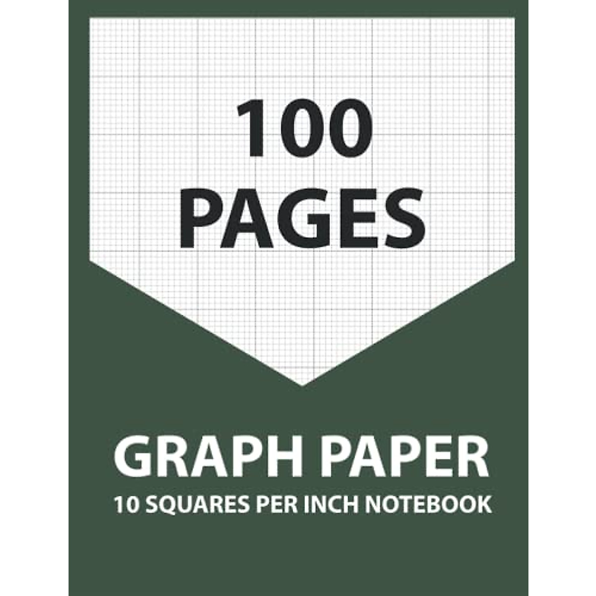 Graph Paper 10 Squares Per Inch Notebook: 10x10 Grid Graph Paper, Grid Paper Composition Notebook For College, Engineering, Cross Stitch, 10 Lines Per Inch, 8.5 X 11, 100 Pages