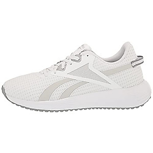 Reebok womens Lite Plus 3.0 Running Shoe, White/Silver Metallic/Pure Grey, 7.5 US