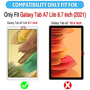 XunyLyee 2-Pack, Screen Protector for Samsung Galaxy Tab A7 Lite 8.7 inch Bubble Free Tempered Glass Film