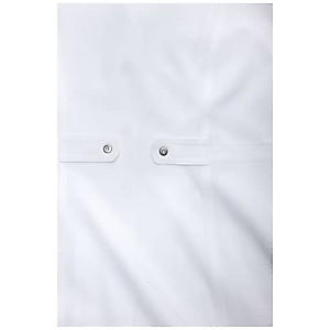 Dickies Xtreme Stretch 28" Stretch Womens Snap Front Lab Coat 82400, M, White