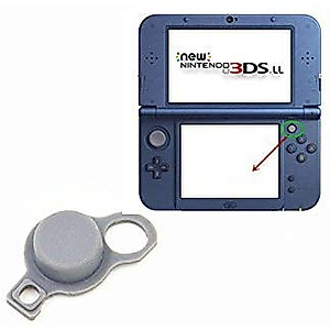New Replacement C-Stick C Key Button Cap Analog C Joystick Stick Cap for Nintendo New 3DS / New 3DS XL LL-Dark Grey