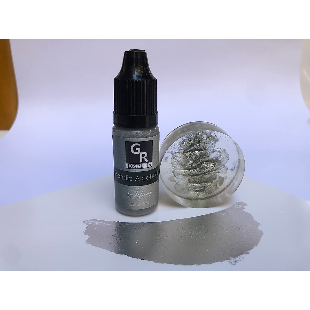 Metallic Alcohol Ink Set -26 Metallic Colors Alcohol Based Ink for Resin Art, Fluid Art,Resin Craft,Resin Petri Dish，Alcohol Ink Paint for Yupo,Tumbler (Metallic 26 color set)