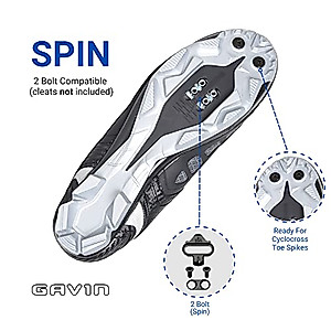 Gavin MTB Mountain Bike Mesh Indoor Fitness Cycling Shoes Mens Womens SPD