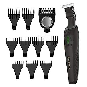 Remington Ultimate Precision Multigroomer Powered Hair Clipper, 6"x4"x2", Black