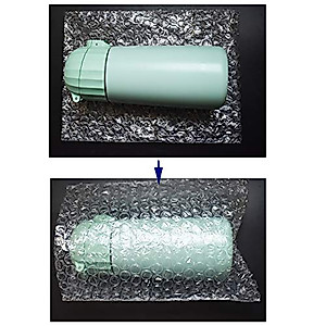 100Pack 6x8 Inch Bubble Out Bags Bubble Pouches Wrap Cushioning Packaging Bags, Double-Side Premium Small Bubble Out Pouch for Moving, Shipping, and Storage