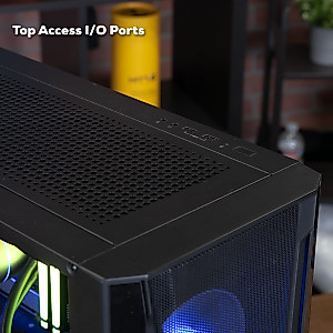 iBUYPOWER TraceMesh Gaming PC Computer Desktop TraceMeshI7N4601 (Intel Core i7 13700F, RTX 4060 8GB, 32 GB DDR5 5200 Mhz RGB (16 x 2), 1TB NVMe SSD, Windows 11 Home)