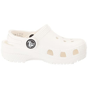 Crocs Kids' Classic Clog , White/White, 12 Little Kid