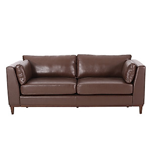 Christopher Knight Home Warbler Sofas, Cognac Brown