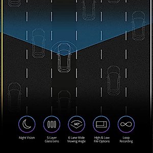 Nextbase 222 Dash Cam 1080p HD in Car Camera with Parking Mode, Night Vision, Automatic Loop Recording and Shock Sensor Protection, Reliable and Durable