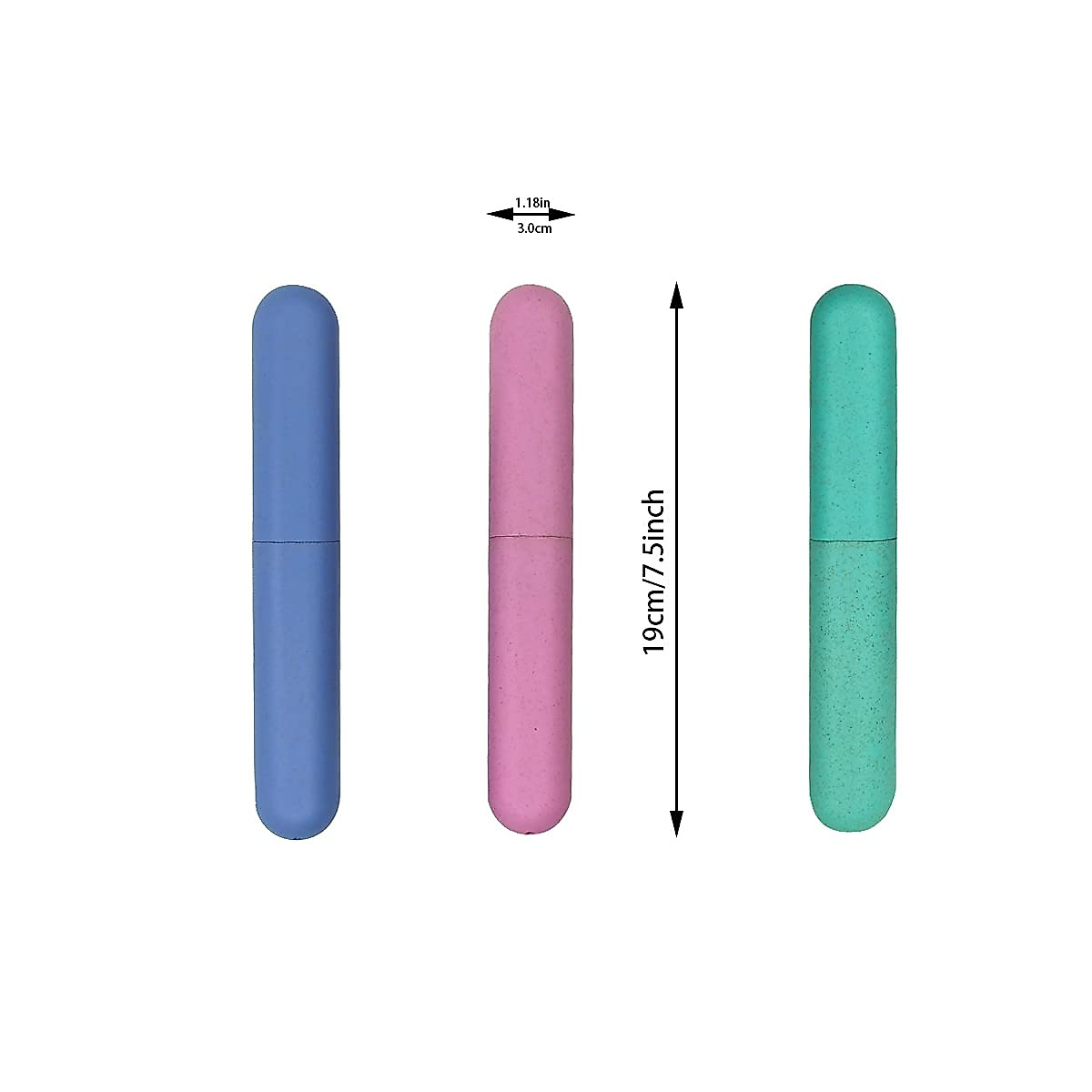 ZYYC 4 Pack Travel Toothbrush Case, Holder Toothbrush Travel Containers for Trip Home Camping Dust-Proof and Sanitary ，Travel Toothbrush Holder