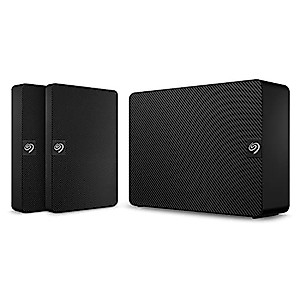 Seagate Portable 5TB External Hard Drive HDD – USB 3.0 for PC, Mac, PS4, & Xbox - 1-Year Rescue Service (STGX5000400), Black