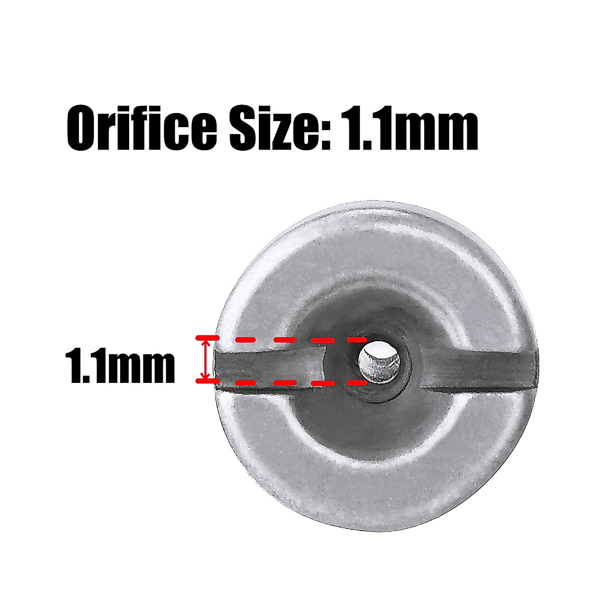 Tool Daily 1.1 mm Orifice for Foam Cannon and Foam Maker, Replacement Thread Nozzle and Mesh Filter for Snow Foam Lance, 3000 PSI