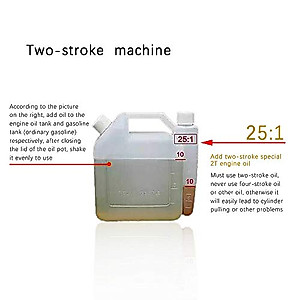 52CC 2 Stroke Pole Saw Pruner Pruning Saw Single Cylinder Gas Powered Tree Trimmer Garden Pole Saw