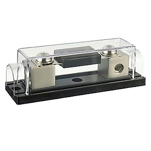 SIGANDG 1/0 or 4 Gauge AWG Inline ANL Fuse Holder with 150 Amp Fuse