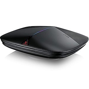 Zyxel Armor G5 12-Stream Multi-Gigabit WiFi 6 Router - AX6000 Wireless Speed. Large Home Coverage. 1 x 2.5 Gbps WAN Port, 1x 10 Gbps LAN Port, 4 x Gigabit Ethernet Ports. OpenVPN and WPA3 [NBG7815]
