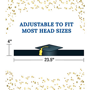 Carson Dellosa 30 Pack of Graduation Caps for Kids for Classroom Graduation, One Size Black Paper Preschool Graduation Caps, Kindergarten Graduation Cap Pack, and Elementary Graduation Caps