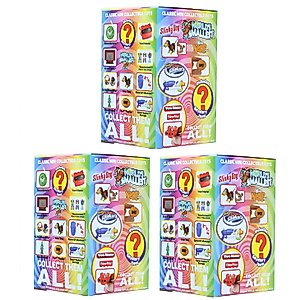 Worlds Smallest Classic Novelty Toy Series 4 Surprise Box - 3 Count