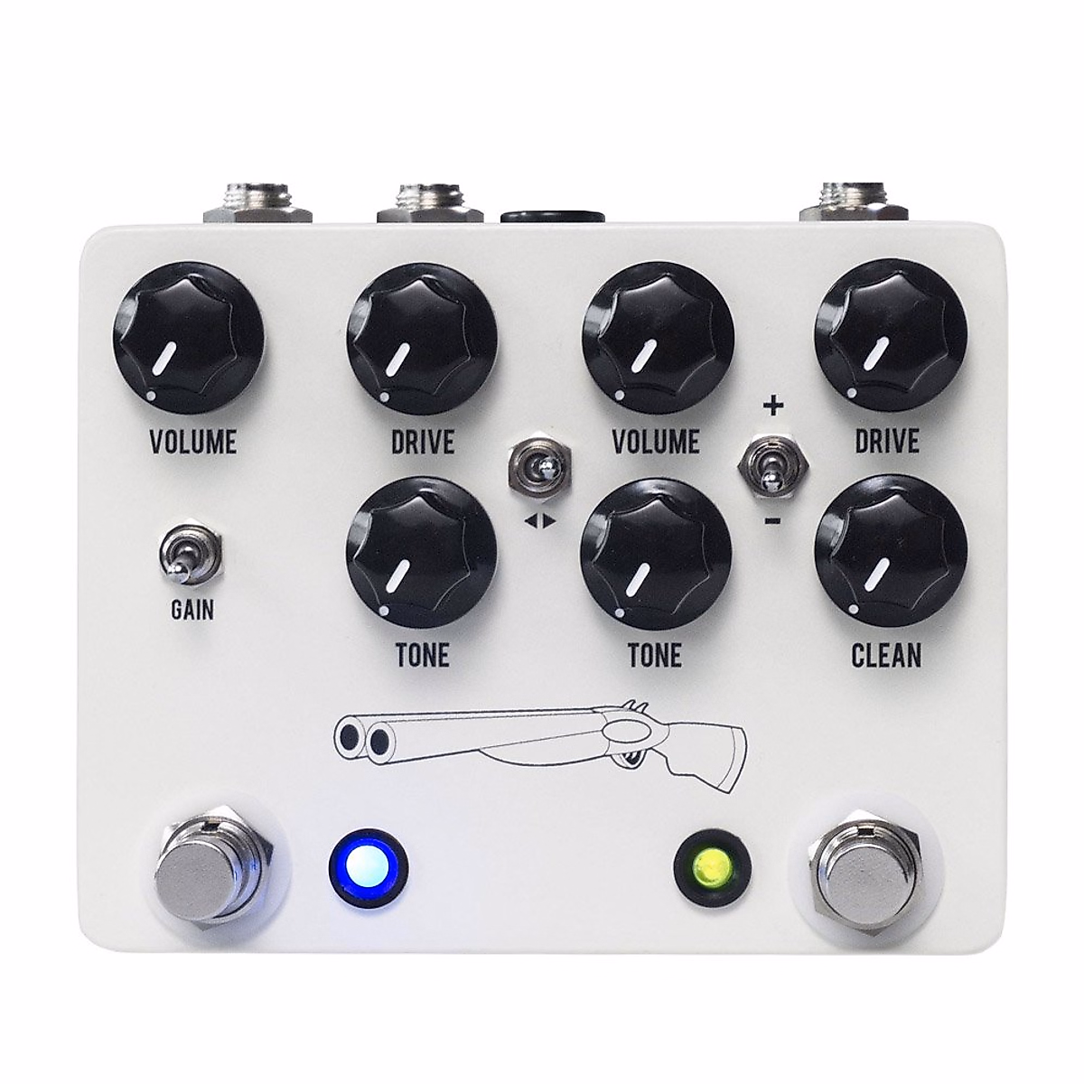 JHS Double Barrel V4 Dual Overdrive Guitar Effects Pedal