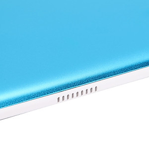 Zyyini Tablet, 1280x800 HighDefinition Resolution Tablet, 10 Inch Front Rear Dual Camera Full Viewing Angle Gaming Tablet, Compatible for Android 9.0, Blue, 100‑240V (US Plug)