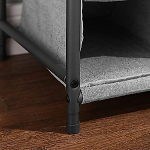 WRKBKS 4 Level Easy Shoe Cabinet - Holds 16 Pairs, Grey