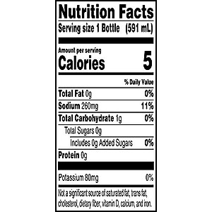 Gatorade G Zero Thirst Quencher, Strawberry Kiwi, 20oz Bottles (8 Pack)