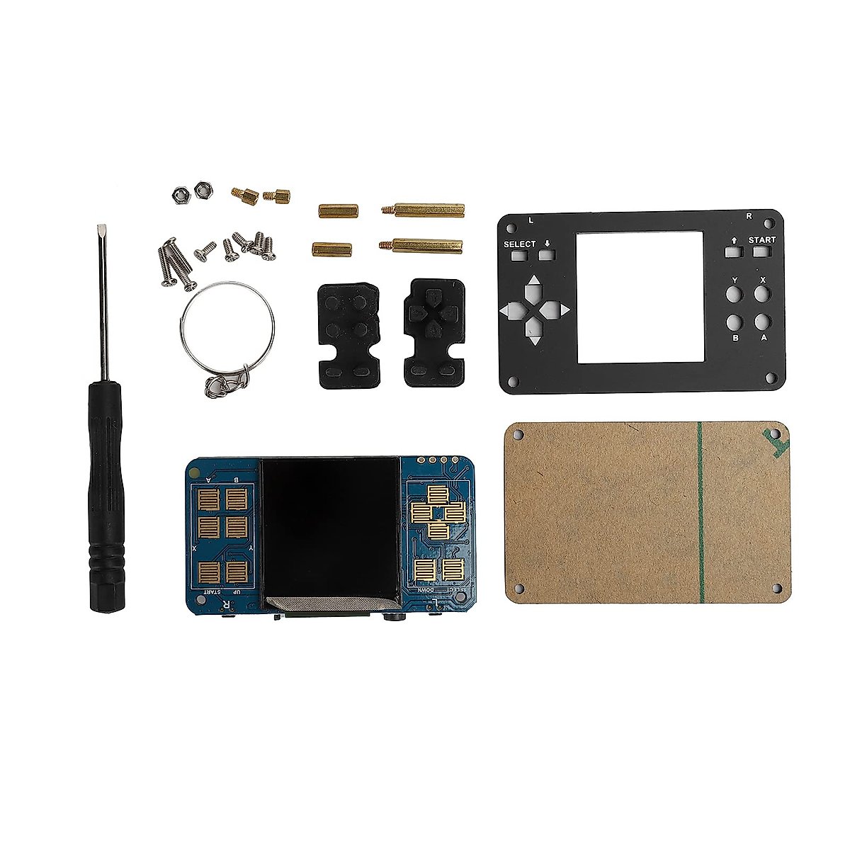 ASHATA GamePi Set,1.54 Inch LCD Monitor Screen with Onboard Speaker and Headphone Jack,for Zero/Zero W/Zero WH