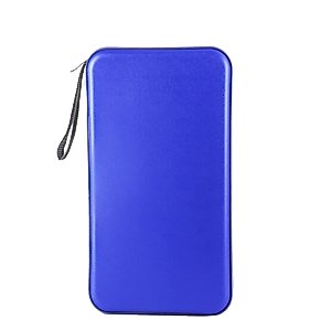 UYYE Auto Car CD case，72 Capacity Plastic CD/DVD Protective Case Storage Organizer，Portable CD/VCD/DVD Storage Case，Car Interior Accessories with Hard Plastic Protective Holder for CD Storage（Blue）