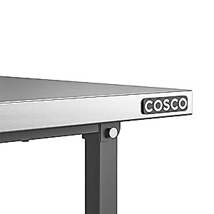 COSCO 66771DKG1E Smart Stainless Steel Folding Workbench, Dark Gray
