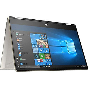 HP Pavilion x360 2 in 1 Touchscreen Laptop, 14" IPS Full HD PC, 10th Gen Core i5 Quad-Core up to 4.20 GHz, 8GB RAM, 256GB SSD, USB-C, Backlit KB, FP Reader, Webcam, HDMI, Win 10 (Renewed)